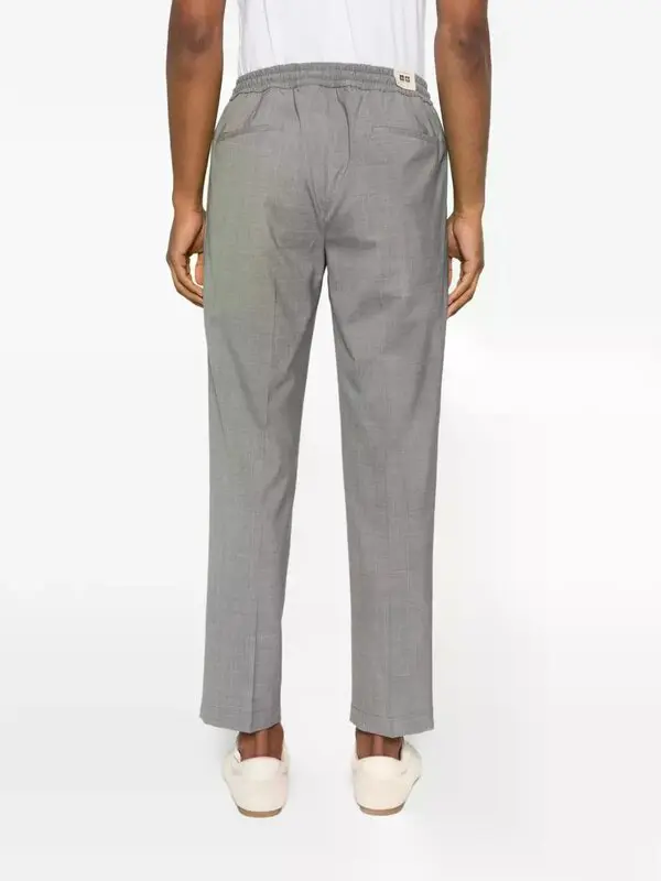 BRIGLIA 1949 Drawstring Waistband Trousers - Grey