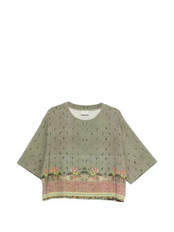PIERRE-LOUIS MASCIA Adanastr Floral Print Top