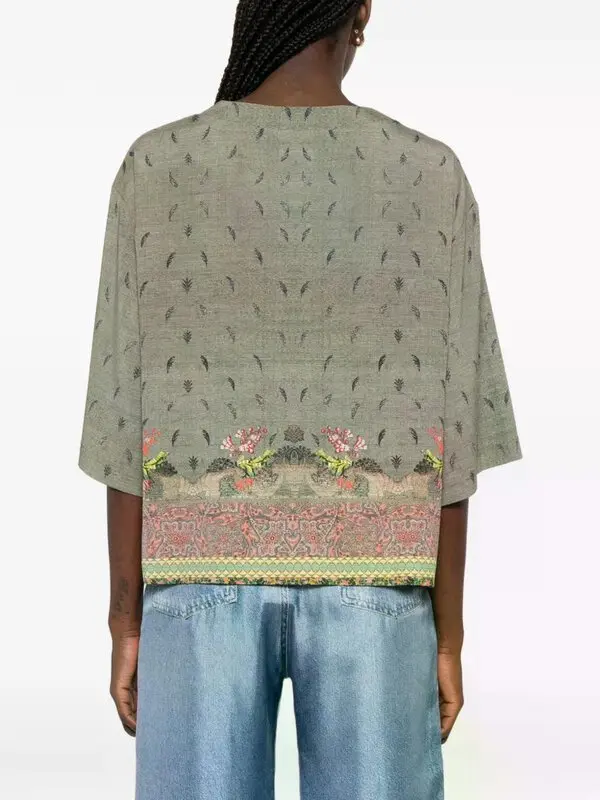 PIERRE-LOUIS MASCIA Adanastr Floral Print Top