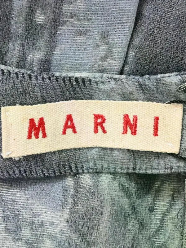 Marni Bleach-effect Midi Dress