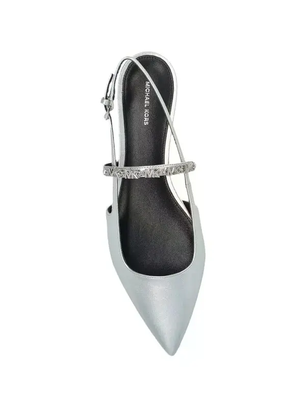 Michael Kors Dina Rhinestone-embellished Ballet Flats