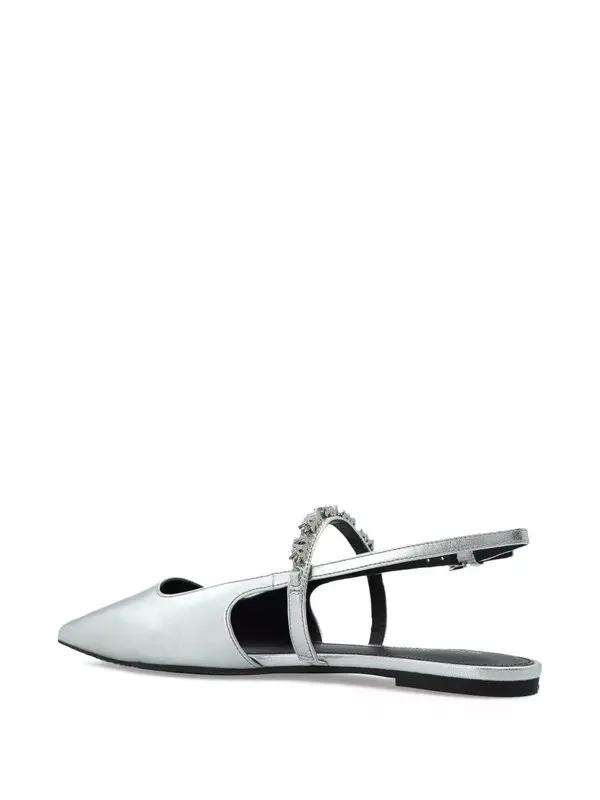 Michael Kors Dina Rhinestone-embellished Ballet Flats