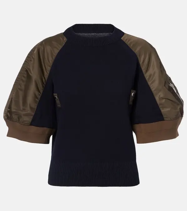 Sacai Paneled Top