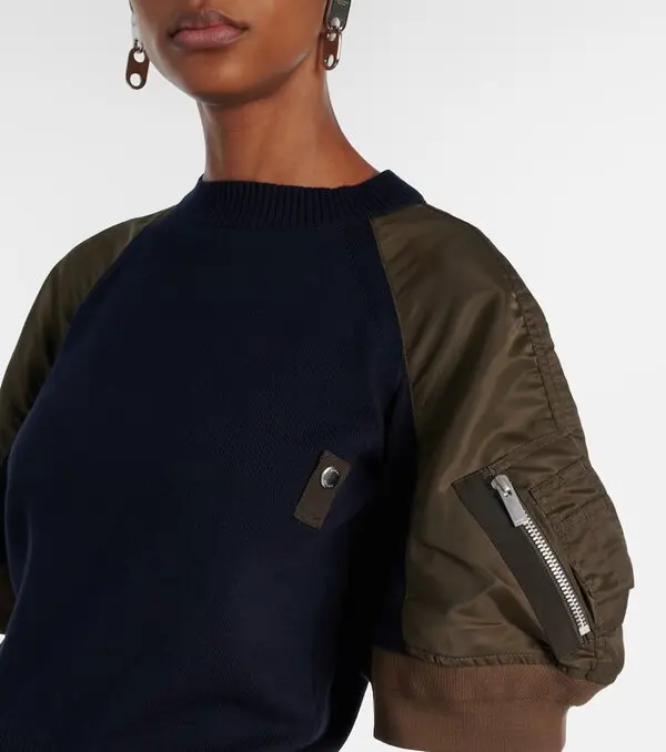 Sacai Paneled Top