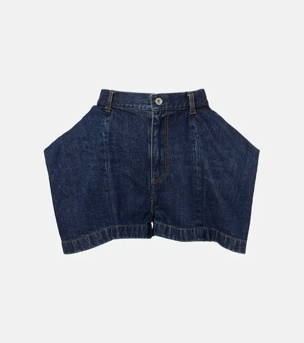 Sacai Denim Shorts - Blue