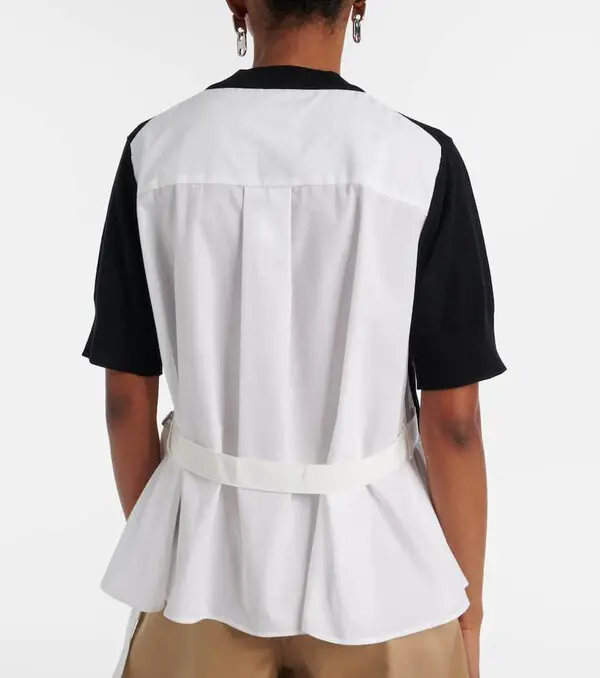 Sacai Paneled Top