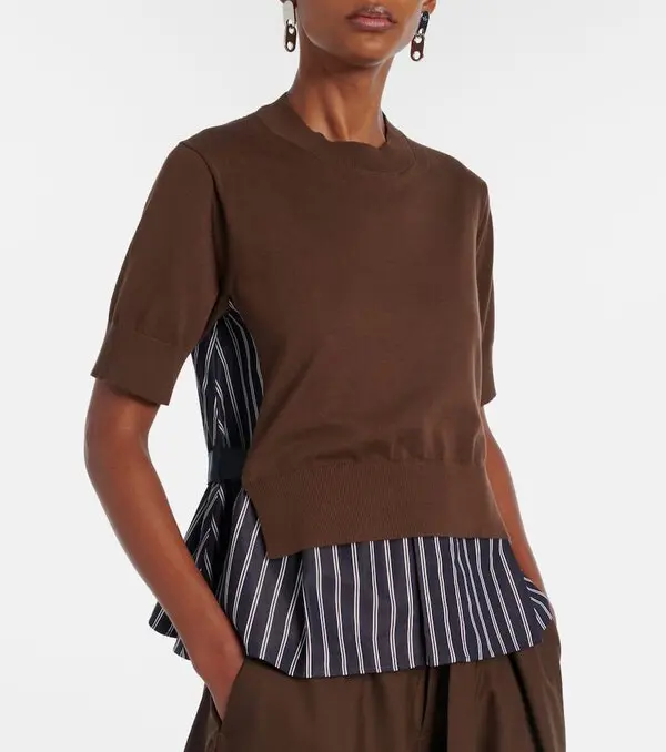 Sacai Paneled Top
