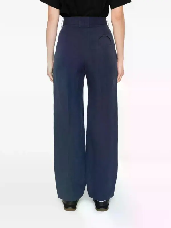 BLAZÉ MILANO Savannah Pleated Straight-leg Trousers