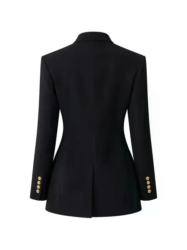 Elisabetta Franchi Double-breasted Blazer With Gold-tone Hardware