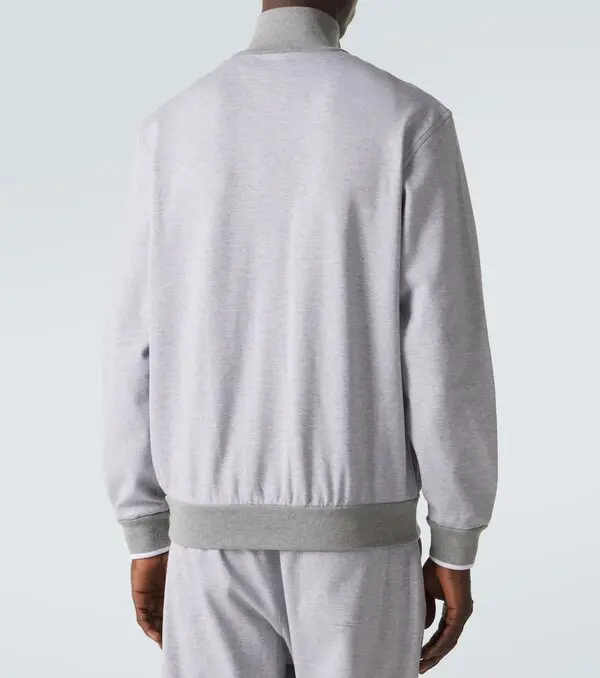 Brioni Cotton-blend Track Jacket