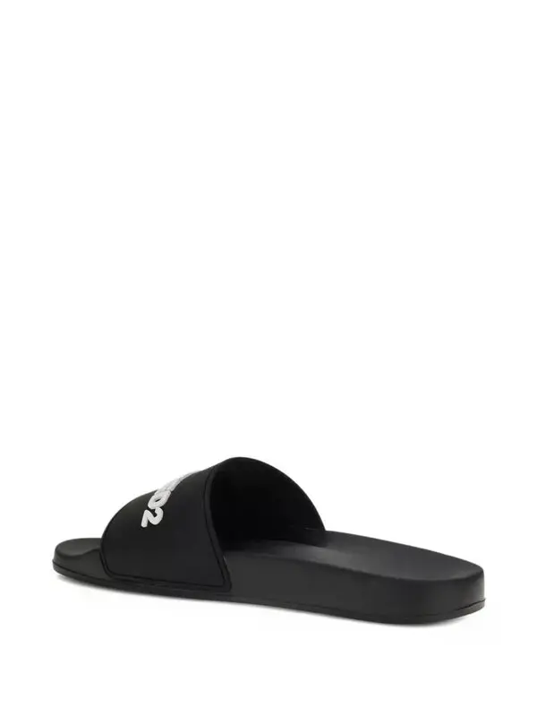 Dsquared2 Logo Slides - Black