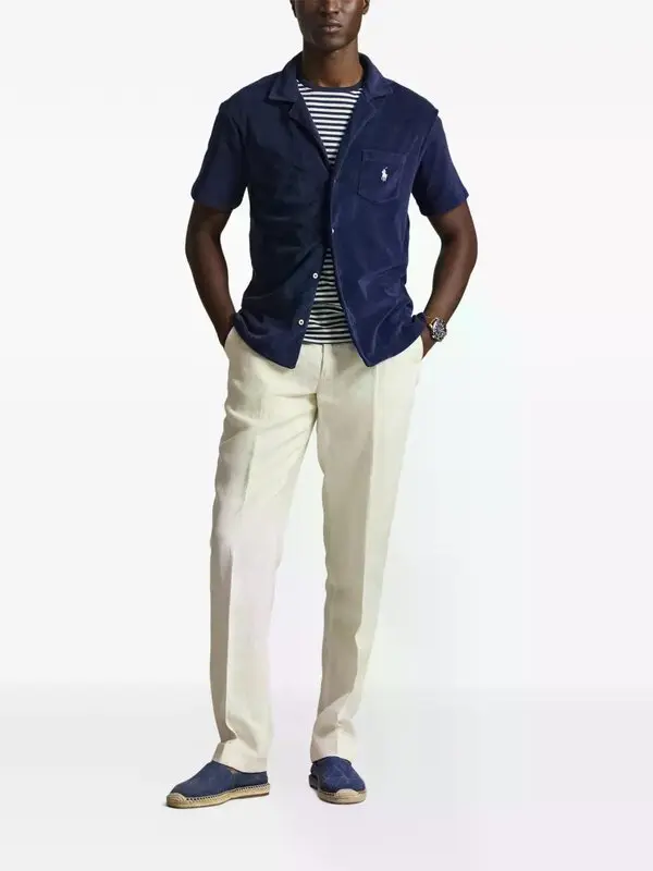 Polo Ralph Lauren Logo-embroidered Shirt - Blue