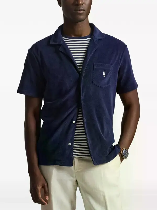 Polo Ralph Lauren Logo-embroidered Shirt - Blue