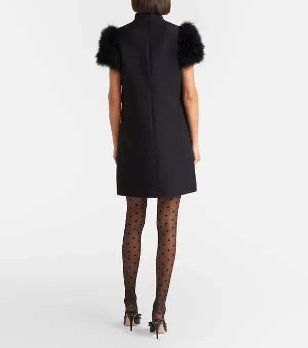 Wolford Daisy Floral Tights - Black