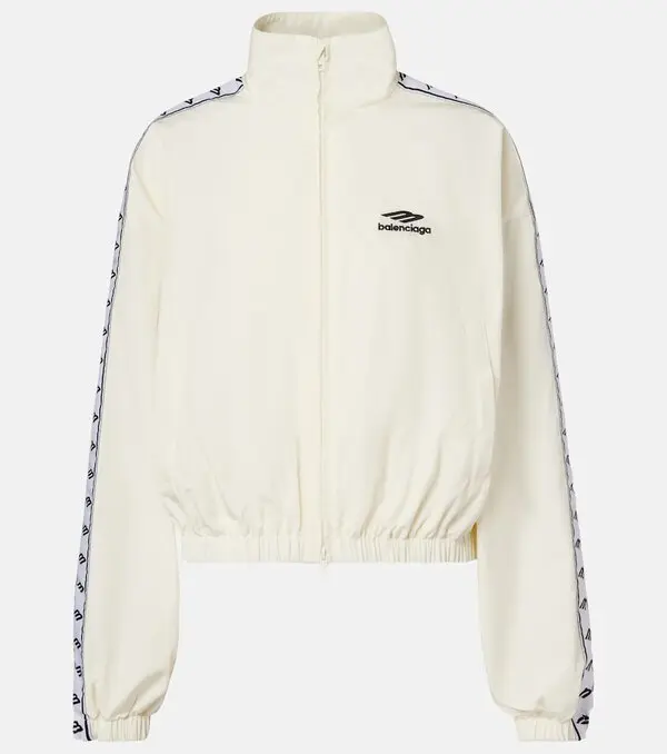 Balenciaga 3b Sports Icon Track Jacket - White