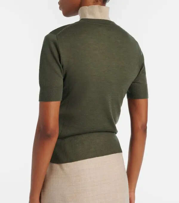 JOSEPH Cashmere Top - Green