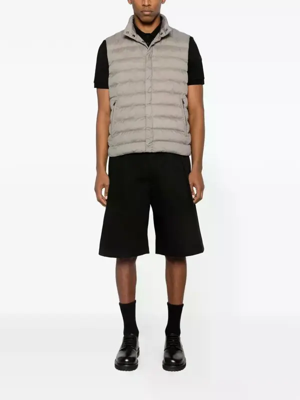 Herno Zip Sleeveless Jacket - Grey