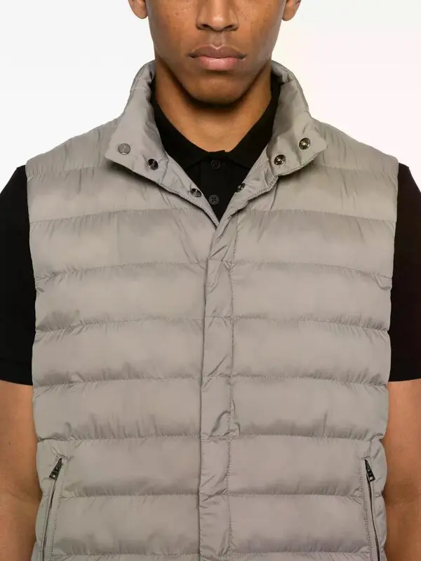 Herno Zip Sleeveless Jacket - Grey