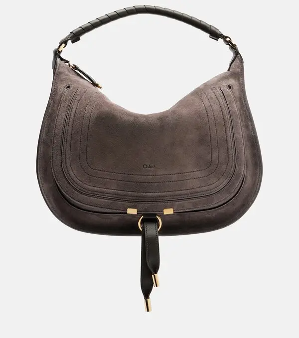 Chloé Marcie Shoulder Bag - Brown