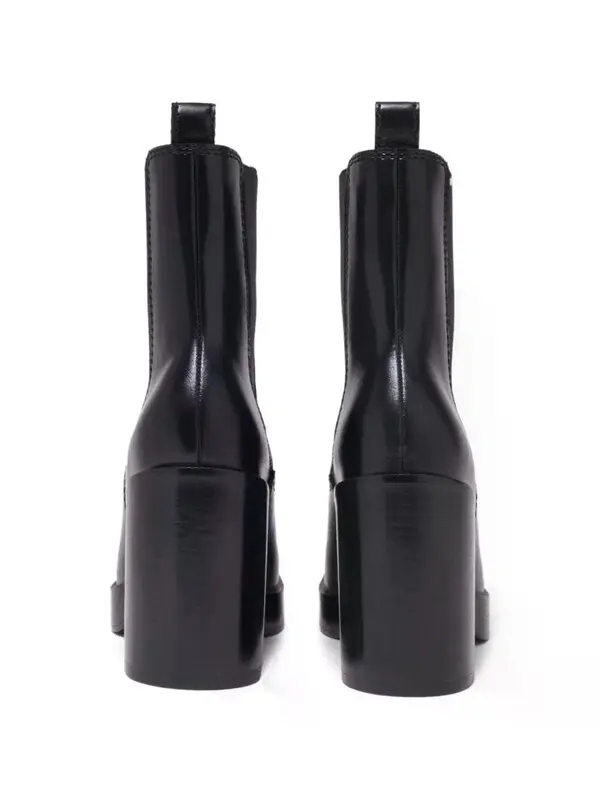 Maje Heeled Leather Chelsea Boots