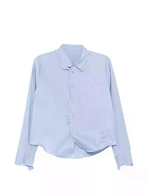 JNBY Scalloped-edge Shirt - Blue