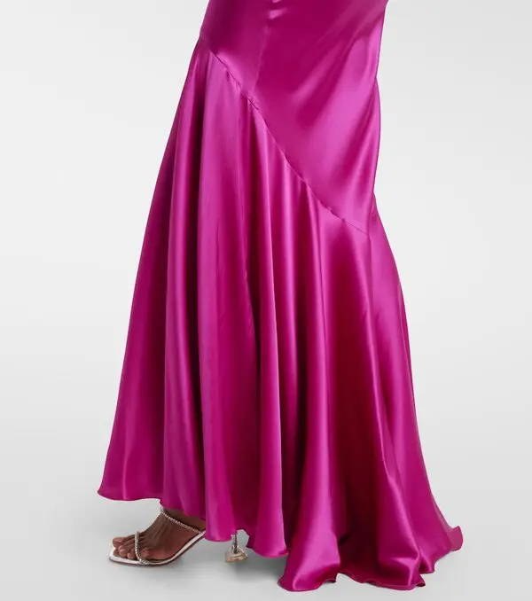 Nina Ricci Open-back Maxi Dress - Pink