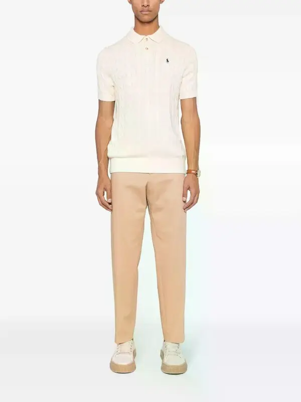 Polo Ralph Lauren Polo Pony Cable-knit Polo Shirt
