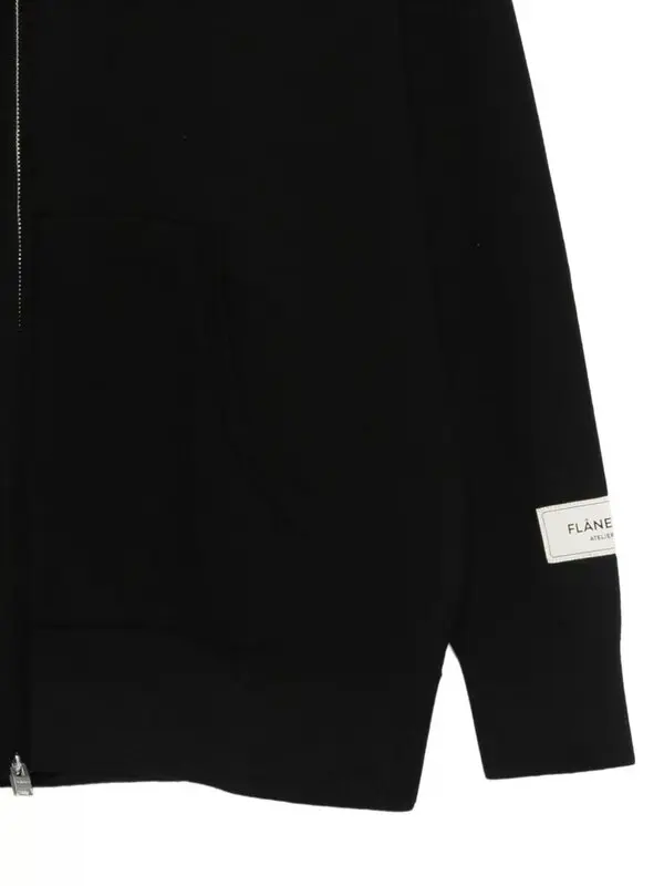 FLANEUR Zip-fastening Hoodie