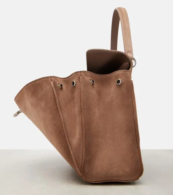 Balenciaga Rodeo Small Suede Tote Bag