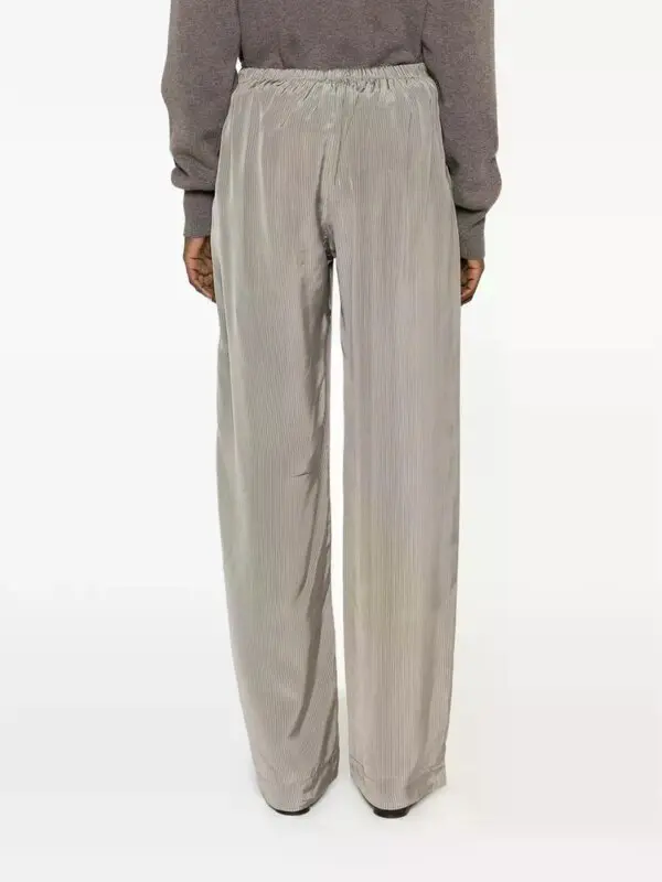 RÓHE Striped Palazzo Pants - Grey