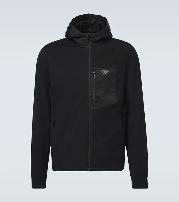 Prada Cotton-blend Jacket - Black
