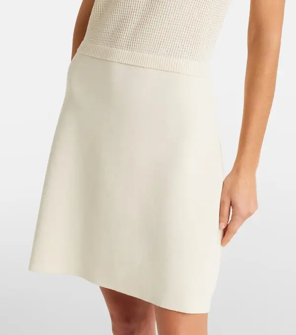 Valentino Garavani Cotton-blend Minidress - White