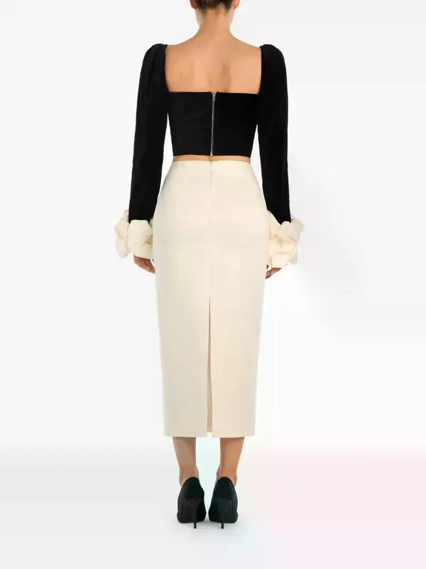 POST MERIDIEM Velvet Top - Black
