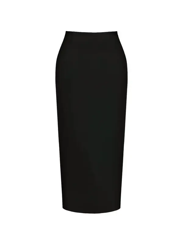 POST MERIDIEM Straight-line Maxi Skirt