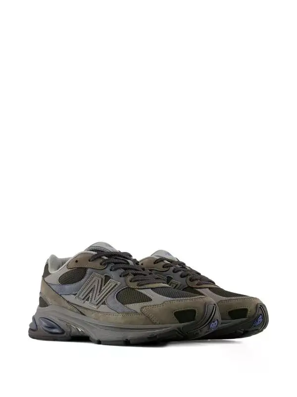 NEW BALANCE 2010 Suede-panel Sneakers - Green