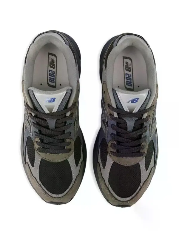 NEW BALANCE 2010 Suede-panel Sneakers - Green