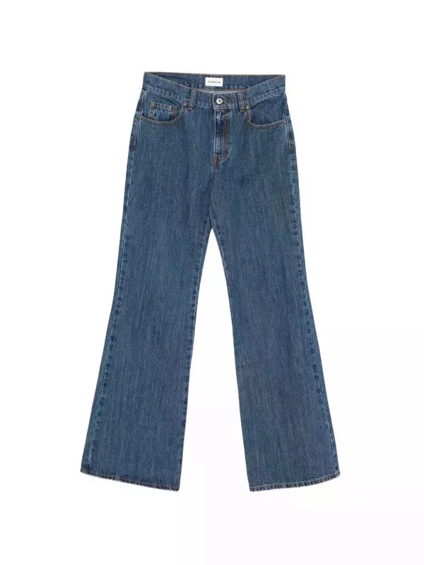 P.a.r.o.s.h Flared Five-pocket Jeans