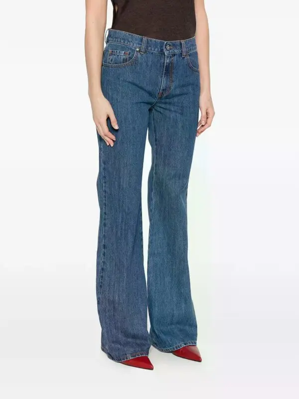 P.a.r.o.s.h Flared Five-pocket Jeans