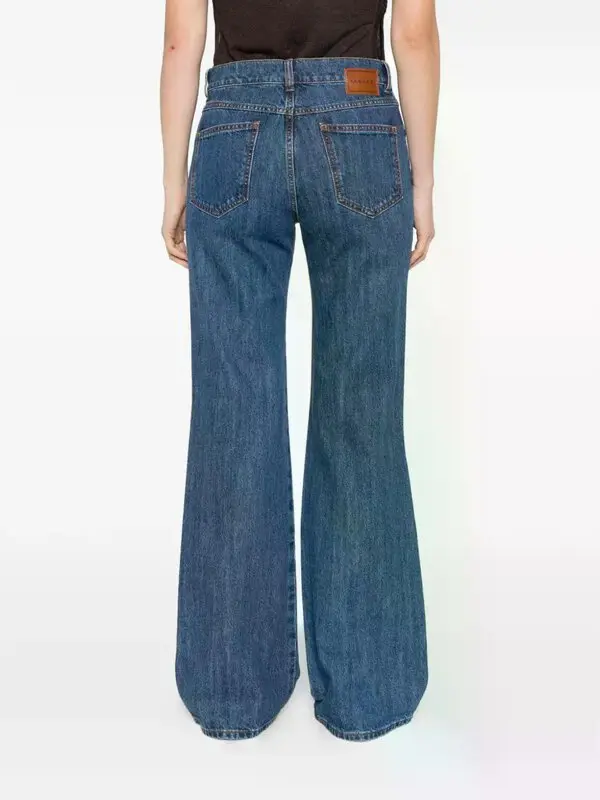 P.a.r.o.s.h Flared Five-pocket Jeans