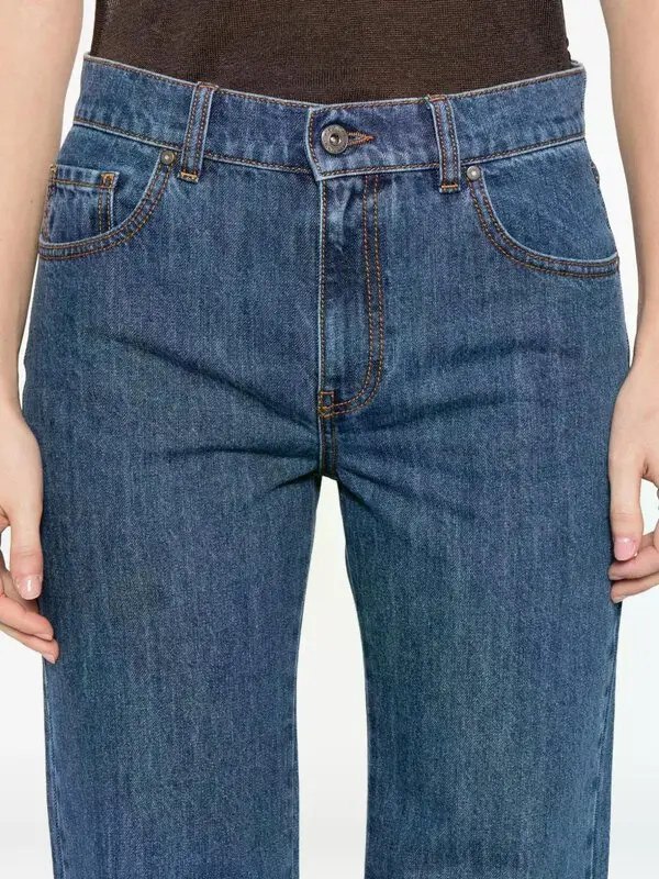 P.a.r.o.s.h Flared Five-pocket Jeans