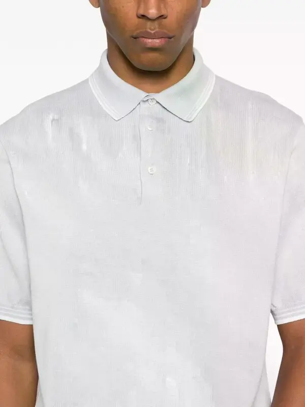 Paul & Shark Stripe-trim Polo Shirt - Blue