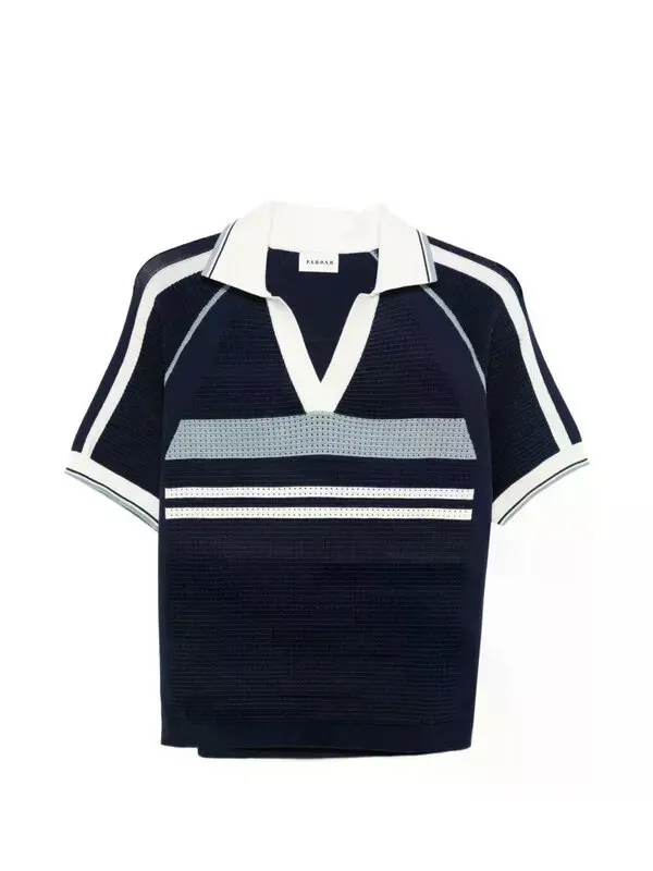 P.a.r.o.s.h Renfield Short-sleeve Knitted T-shirt - Blue