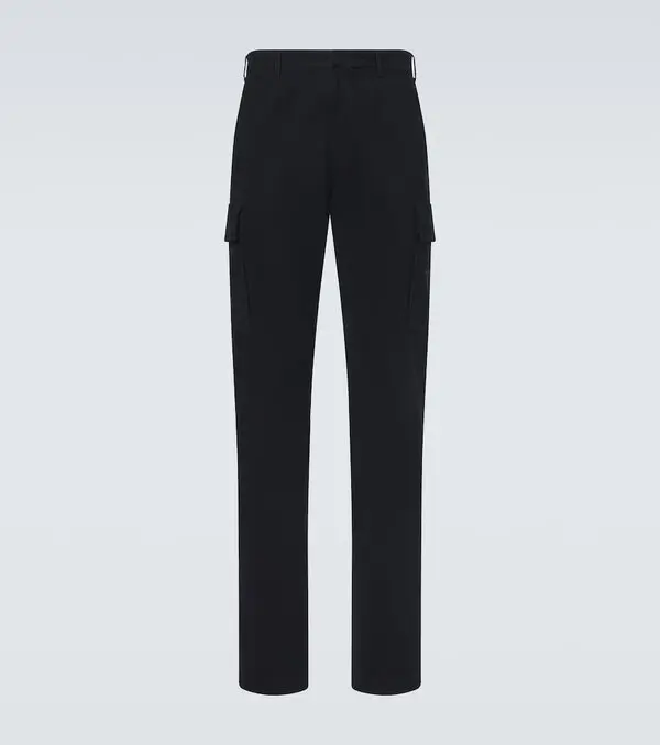 Ralph Lauren Purple Label Cotton-blend Cargo Pants - Blue