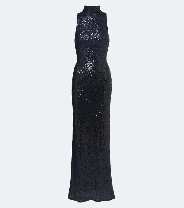 Christopher Esber Sequined Gown - Blue