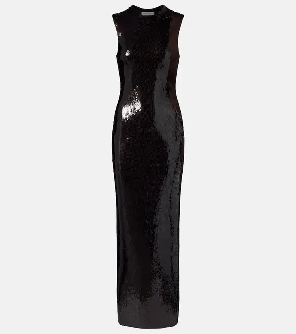 Christopher Esber Sequined Gown - Brown