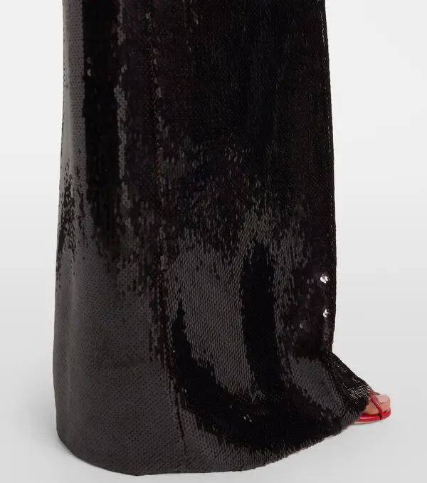 Christopher Esber Sequined Gown - Brown