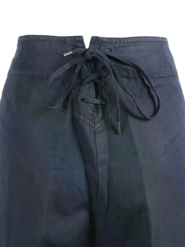 Aspesi Lace-up Trousers - Blue