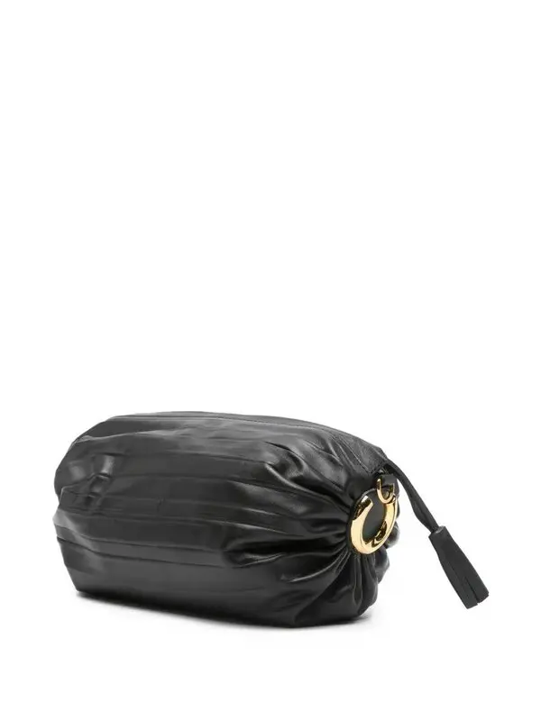 COCCINELLE Logo-lettering Leather Satchel - Black