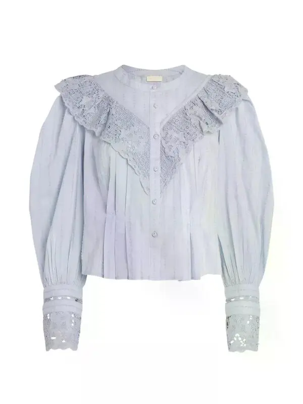 Ulla Johnson Cybil Long-sleeve Blouse