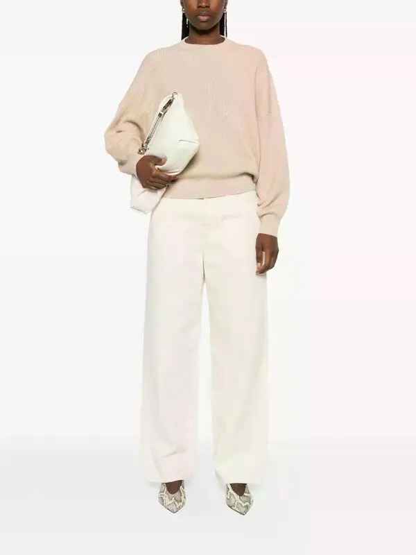 Brunello Cucinelli Ribbed Crew-neck Sweater